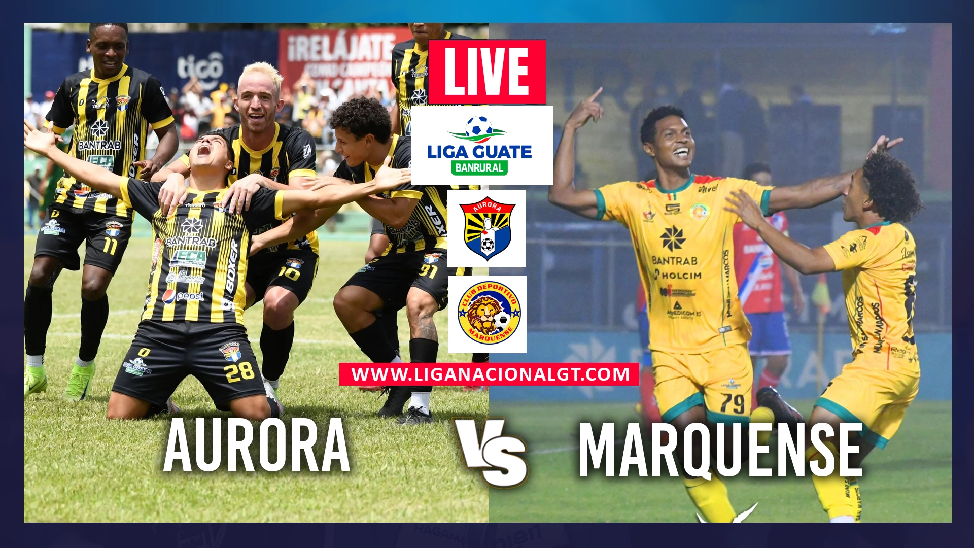 Aurora vs Marquense en vivo: Horario y dónde ver partido jornada 3 Apertura 2025 Guatemala